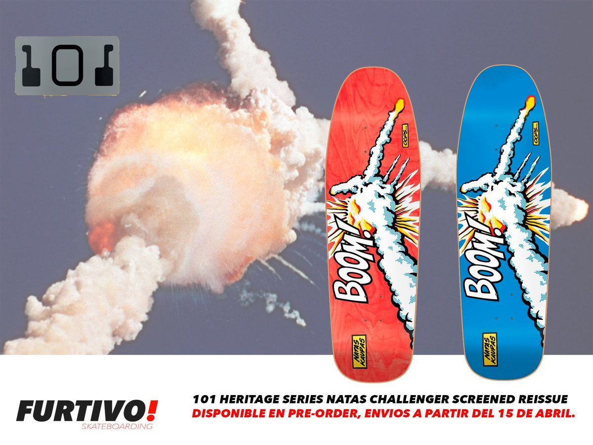 Tabla 101 Natas Kaupas Challenger Silkscreen Reissue Skateboard Deck ...