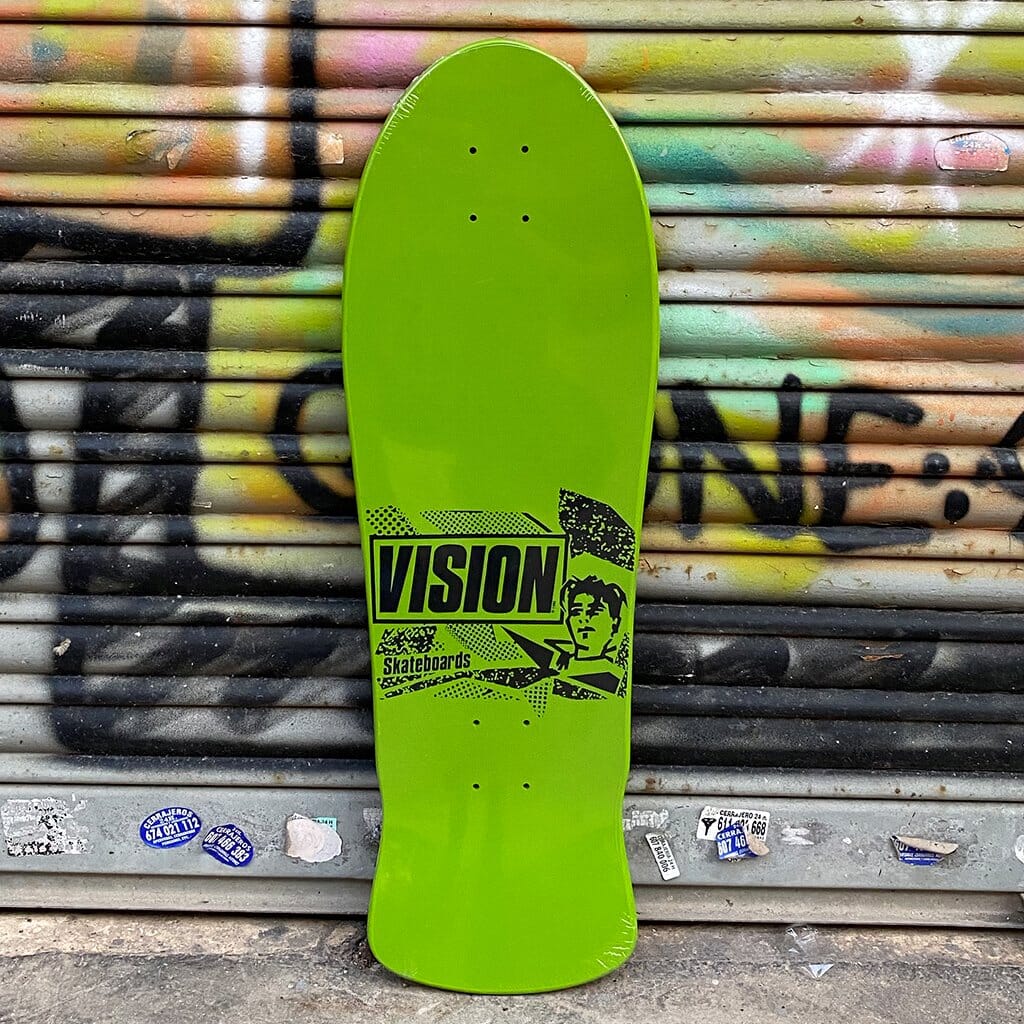 VISION ORIGINAL MG Green Skateboard Deck Reissue- Tabla Skate – Furtivo ...